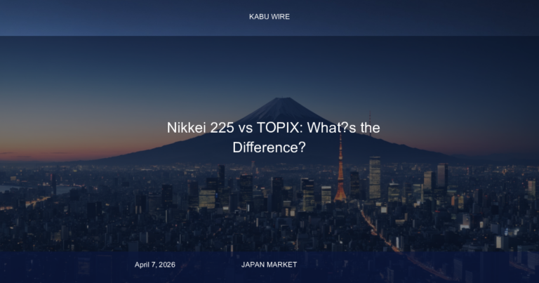Nikkei 225 vs TOPIX: What's the Difference and Why It Matters for Japan ...