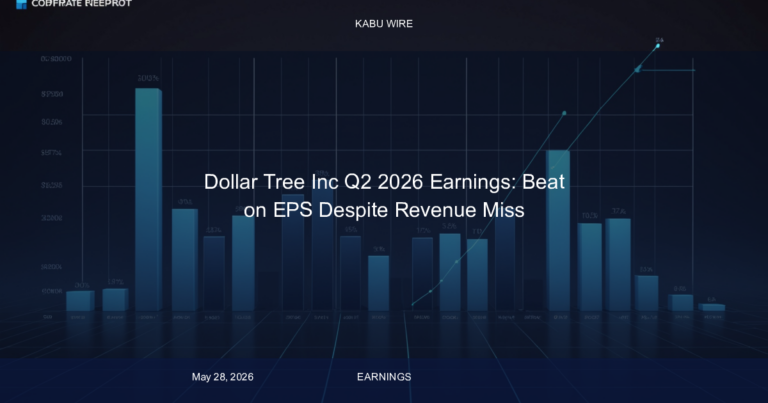 Dollar Tree Inc (DLTR) earnings recap Q2 2026 | KabuWire